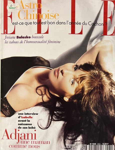 ELLE Magazine France February 1995 ISABELLE ADJANI Farrah Summerford P