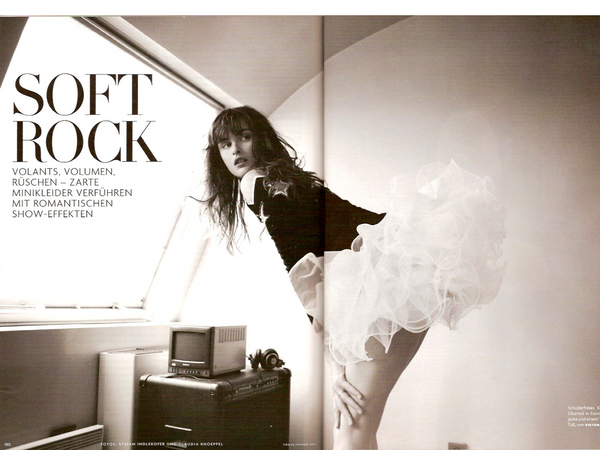 VOGUE Magazine Germany January 2007 EUGENIA VOLODINA Trish Goff RACHEL