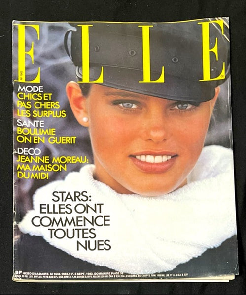 RENEE SIMONSEN Matt Dillon JEANNE MOREAU Magazine France September 198