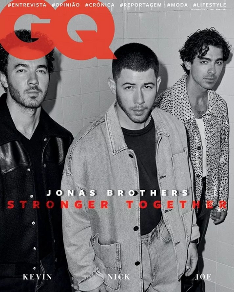 JONAS BROTHERS GQ Magazine Portugal September 2024 + POSTER New