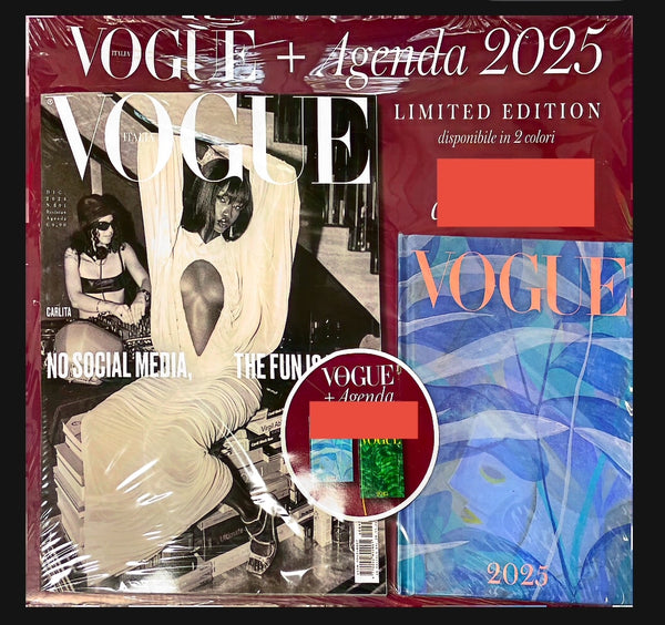 VOGUE Magazine ITALIA AGENDA by Thomas Berra December 2024 ANOK YAI Ca