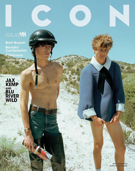 JAX KEMP Blu River Wild ICON Magazine Italia #98 July 2025 BRAND NEW