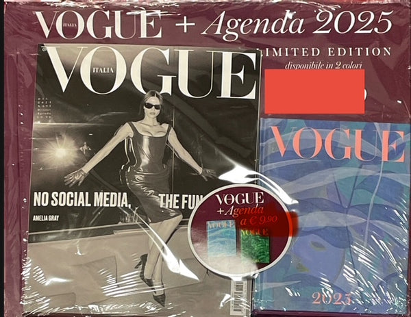 VOGUE Magazine ITALIA + Blue AGENDA by Thomas Berra , December 2024 AM