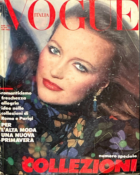 Vtg Vogue Magazine Italia COLLEZIONI 1977 WINNIE HOLLMAN Jerry Hall SU