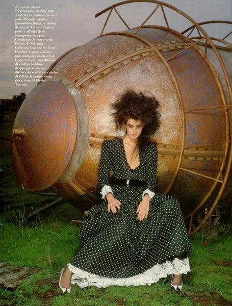 VOGUE Magazine Italia March 1986 CHRISTY TURLINGTON Tatjana Patitz CHA