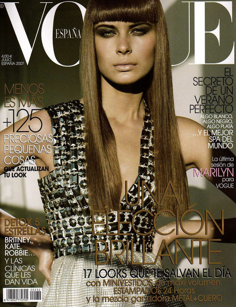 VOGUE Magazine Spain July 2007 ELENA BAGUCI Marilyn Monroe DOUTZEN KRO