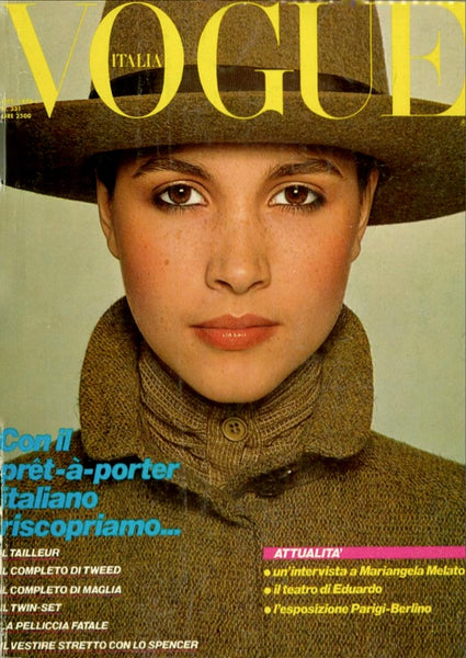 VOGUE Magazine Italia October 1978 BEVERLY FARNWORTH Patti Hansen RENE