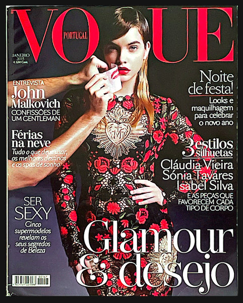 BARBARA PALVIN Karlie Kloss VOGUE Portugal Magazine January 2015