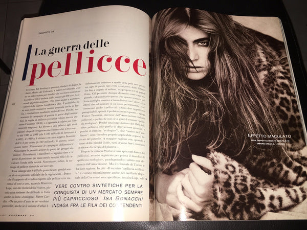 LEI Magazine November 1990 CARMEN SCHWARZ John Lennon MEGHAN DOUGLAS