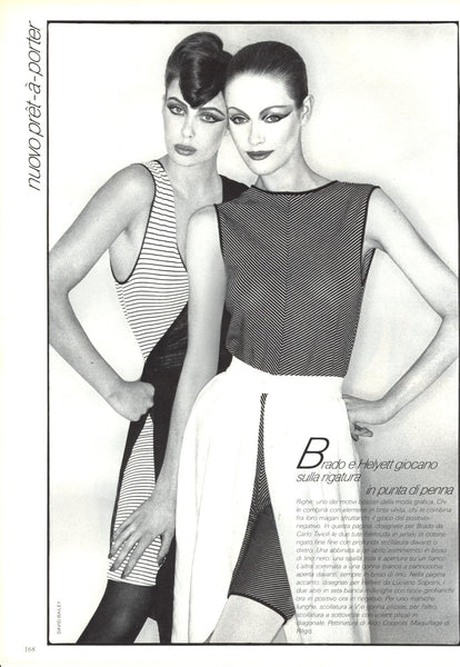 VOGUE Magazine Italia January 1980 ANNA ANDERSEN Kelly LeBrock LENA KA