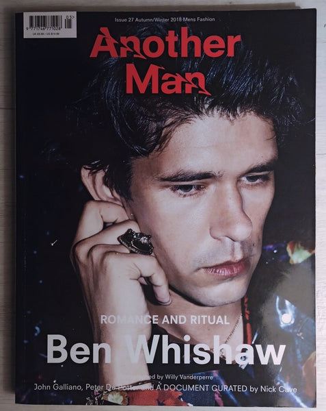 ANOTHER MAN Magazine #17 Fall Winter 2018 Ben Whishaw Willy Vanderperr