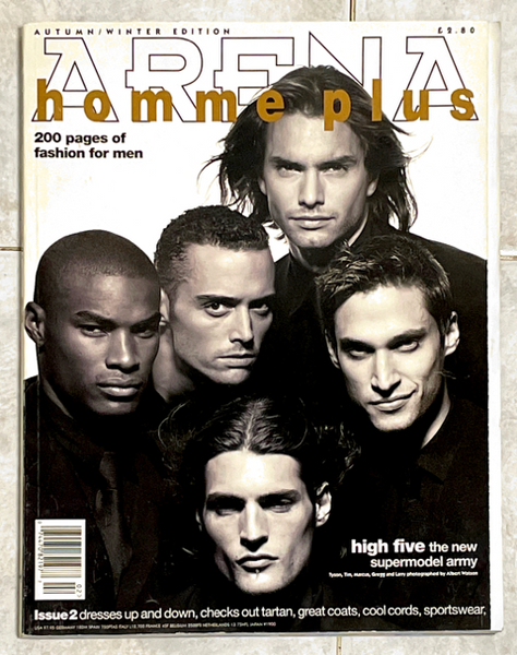 ARENA HOMME PLUS Magazine 1994 TYSON BECKFORD Marcus Schenkenberg JASO