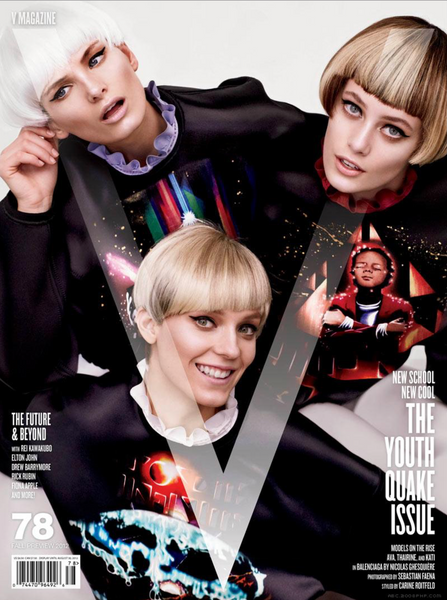 V Magazine #78 Fall 2012 KATI NESCHER Ava Smith THAIRINE GARCIA Sky Fe