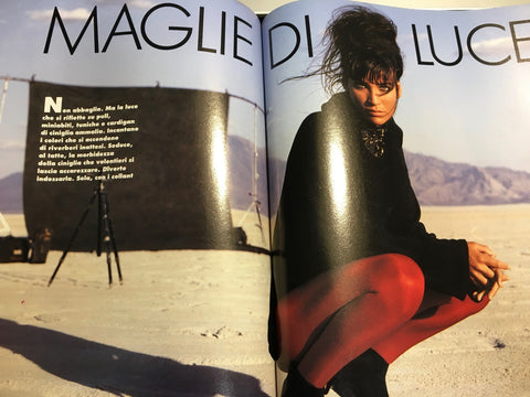 ELLE Magazine Italia November 1990 STEPHANIE SEYMOUR Tully Jansen CARM