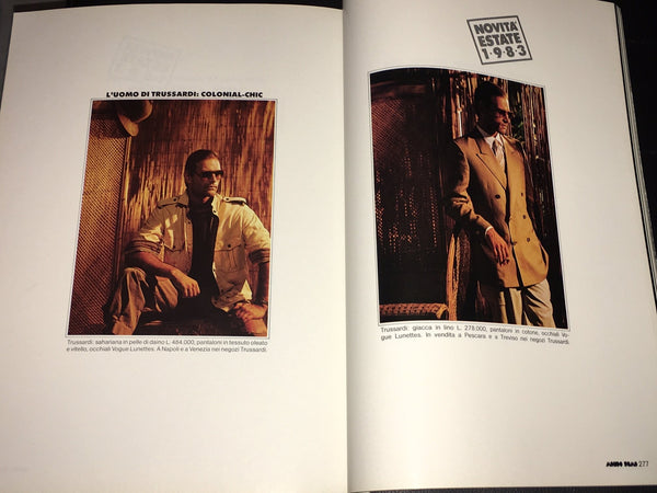 MONDO UOMO Magazine October 1982 GIOVANNI GASTEL Fabrizio Ferri FASHIO