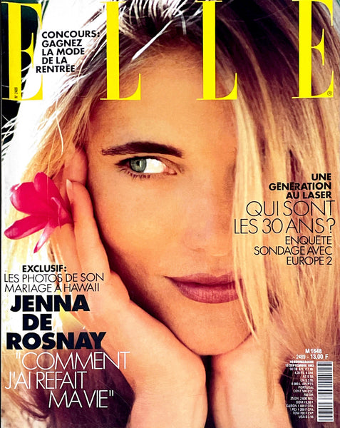 ELLE Magazine France September 1993 JENNA DE ROSNAY Helena Christensen