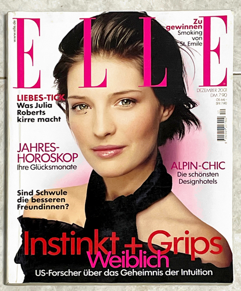 ELLE Magazine Germany December 2001 LINDA NYVLTOVA Gerry Gischia