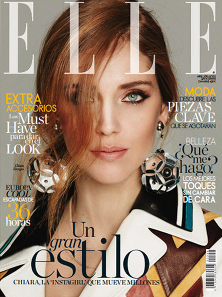 ELLE Magazine Spain April 2016 CHIARA FERRAGNI Louise Pedersen ALASKA