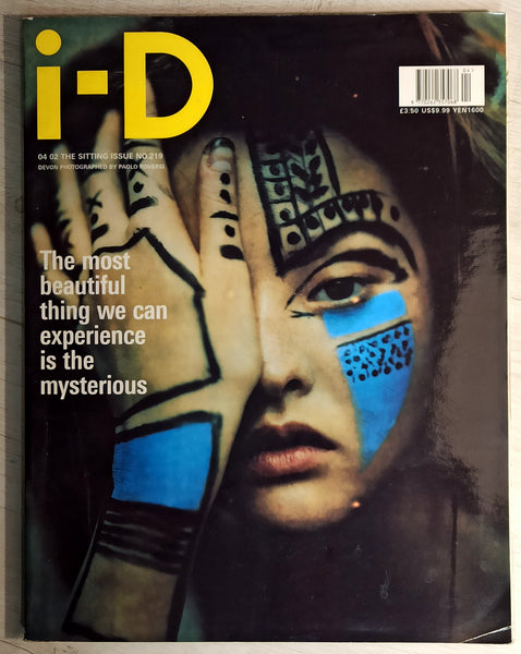 iD I-D Magazine #219 April 2002 DEVON AOKI Caroline Ribeiro LIISA WINK