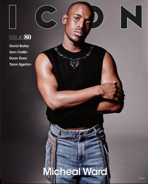 ICON Magazine #80 April 2023 MICHEAL WARD Taron Egerton SAM CLAFLIN Da