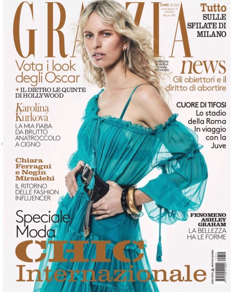 GRAZIA Italia Magazine March 2017 KAROLINA KURKOVA Irene Hiemstra LUNA