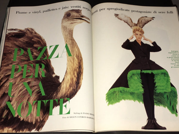 LEI Vintage Magazine December 1991 RACHEL MULHOLLAND Oliviero Toscani