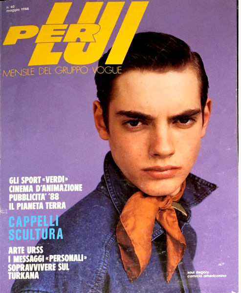 PER LUI Magazine May 1988 SAUL DEGORY Mario Testino KOTO BOLOFO Pamela