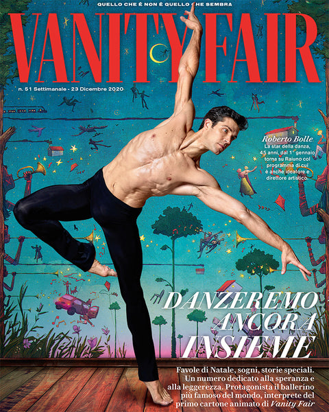 Vanity Fair magazine Italy December 2020 ROBERTO BOLLE by MAX VADUKUL
