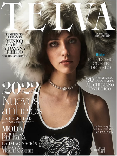 TELVA Magazine January 2022 OLIVIA MARTIN Olga Doch YUNIOR GARCIA Daya