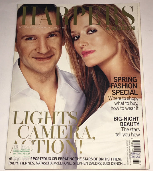 HARPER'S & QUEEN Magazine March 2003 RALPH FIENNES Daniela Lopes TERES