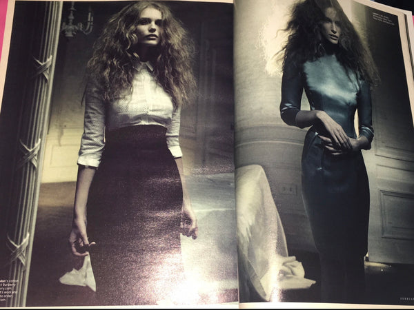 W Magazine February 2009 BRAD PITT Alexandra Deshorties LARA STONE Edi