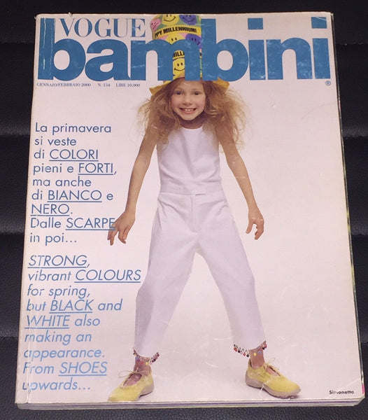 VOGUE BAMBINI Kids Children Enfant Fashion ITALIA Magazine January 200