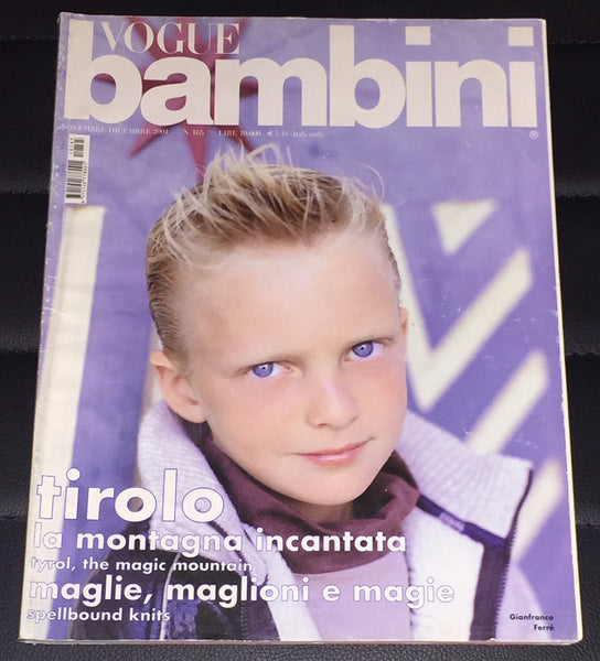 VOGUE BAMBINI Kids Children Enfant Fashion ITALIA Magazine November 20