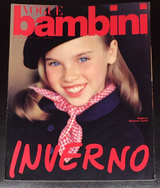 Vintage VOGUE BAMBINI Kids Children Enfant Fashion ITALIA Magazine Jul