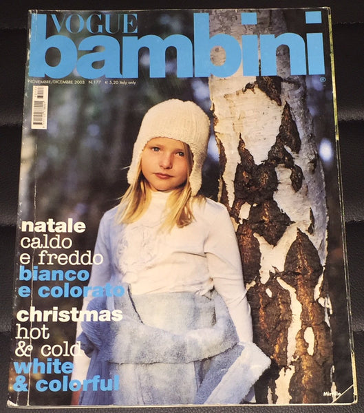 VOGUE BAMBINI Kids Children Enfant Fashion ITALIA Magazine November 20