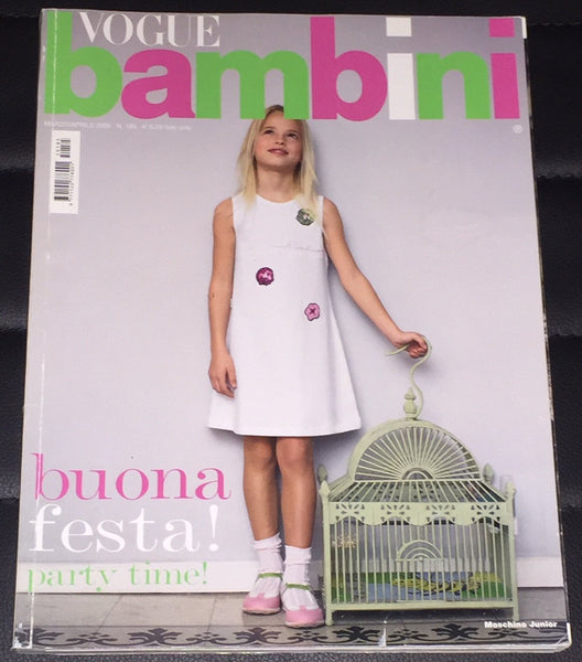 VOGUE BAMBINI Kids Children Enfant Fashion ITALIA Magazine March 2005