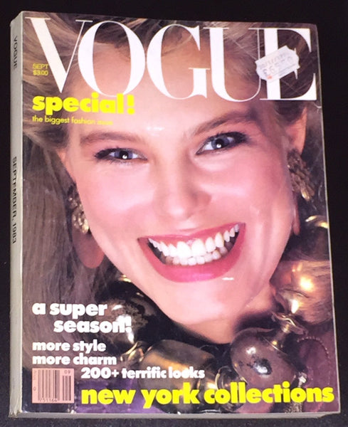 VOGUE Us Magazine 1983 RENEE SIMONSEN Brooke Shields HELMUT NEWTON Joa