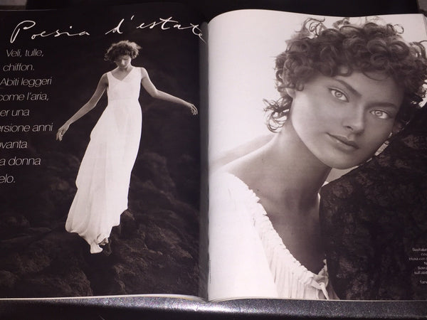 Marie Claire Italy magazine 1994 LORI SINGER Shalom Harlow TEREZA MAXO