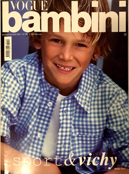 VOGUE BAMBINI Kids Children Enfant Fashion ITALIA Magazine May 2007