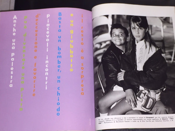 VOGUE BAMBINI Kids Children Enfant Fashion ITALIA Magazine October 199