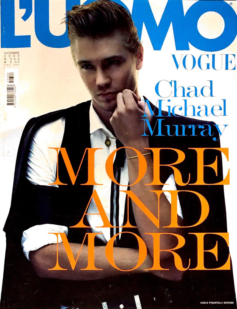 L'UOMO VOGUE magazine 2005 CHAD MICHAEL MURRAY CillIan Murphy RUDOLF N